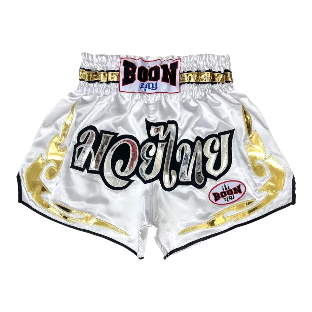 Boon White Lai Thai Shorts – Fighters Boutique